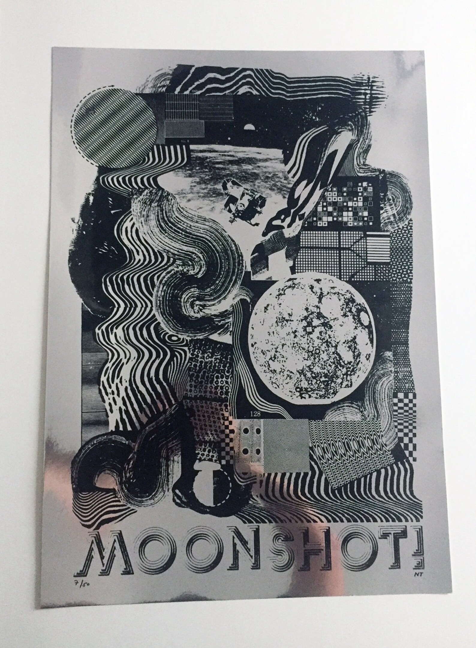 Moonshot! A2 Screen Print, Art Print, Wall Art, Retro, Pop Art, Space ...