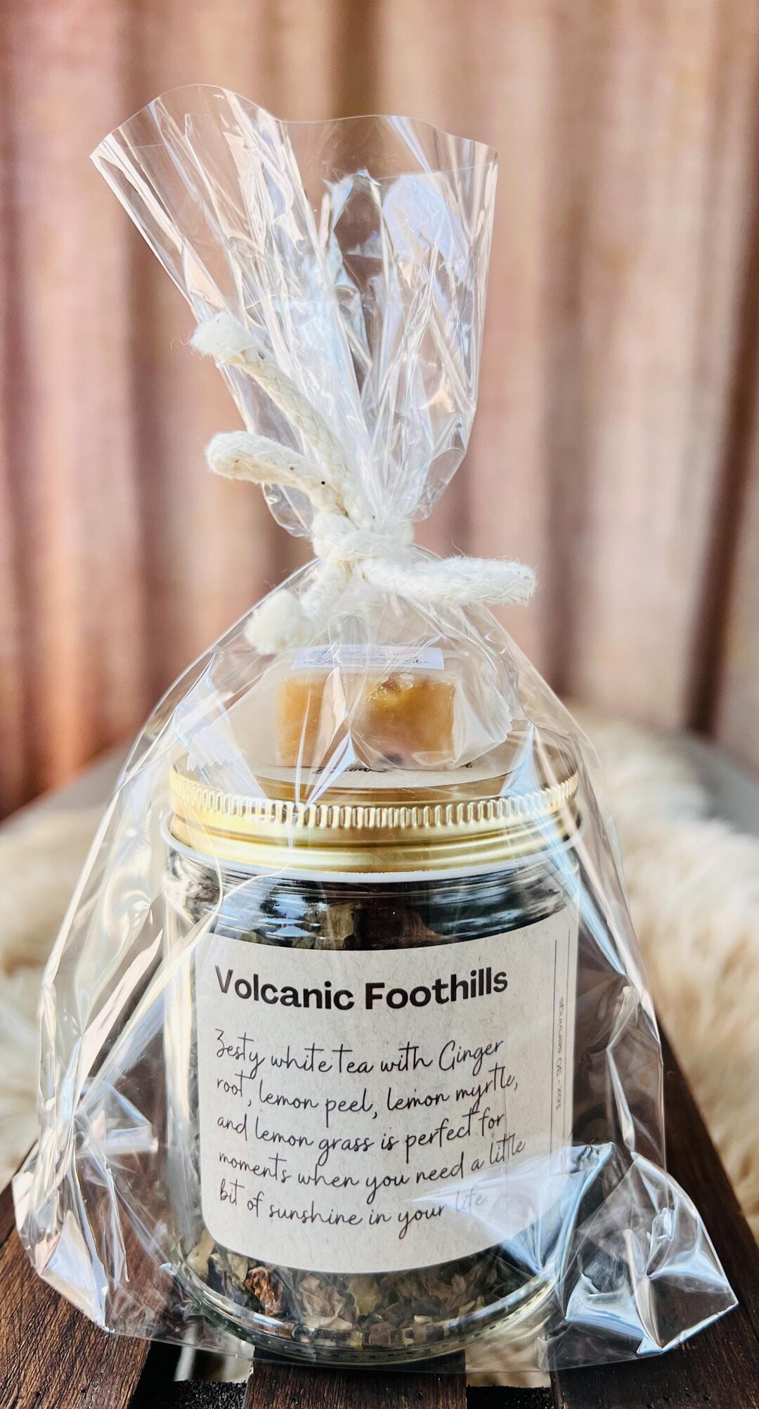 Volcanic Foothills Gift Set With Honey Sugar Cube - Etsy