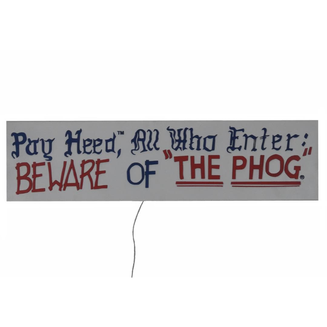 Pay Heed All Who Enter: Beware of "the Phog" LED Sign - Etsy