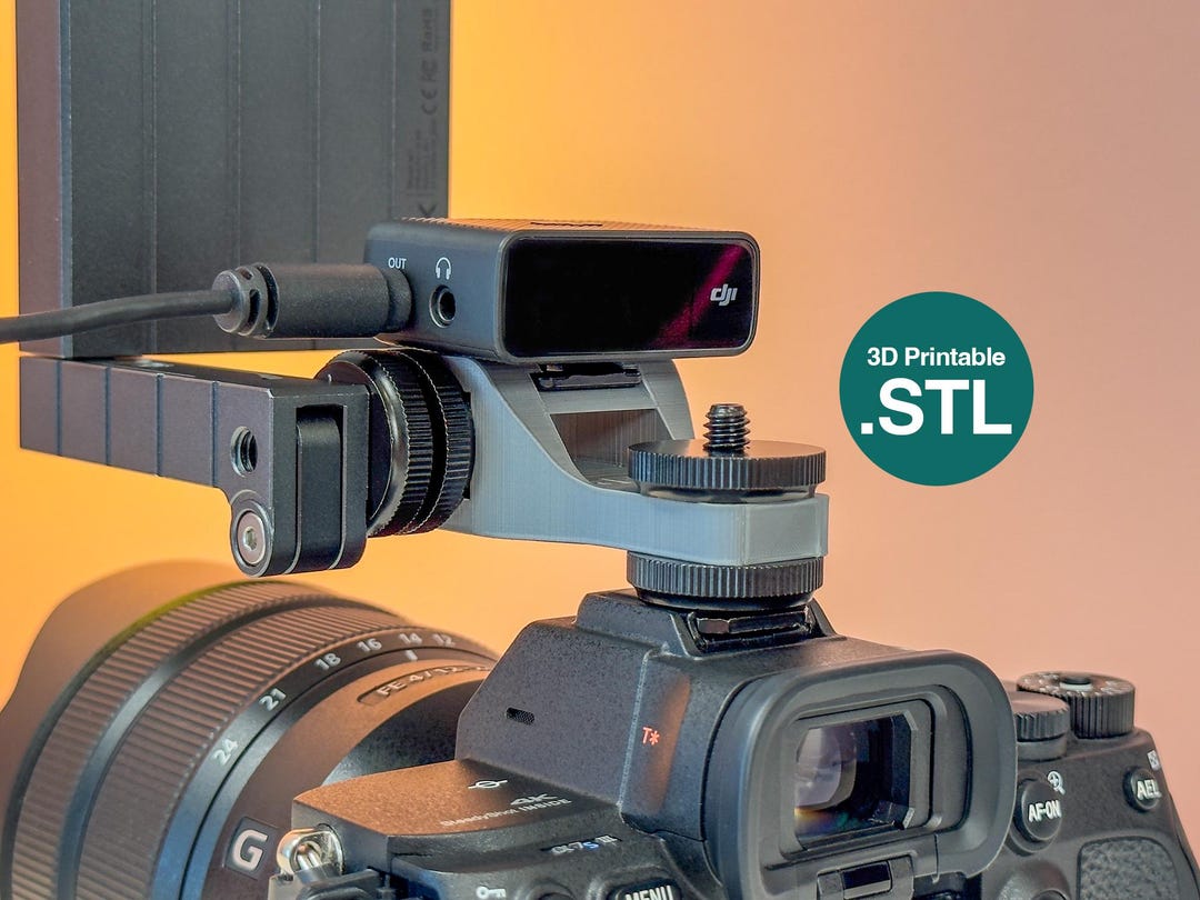 Hotshoe Multi-accessory Mount Adapter for All Camera - 3D Printable STL ...