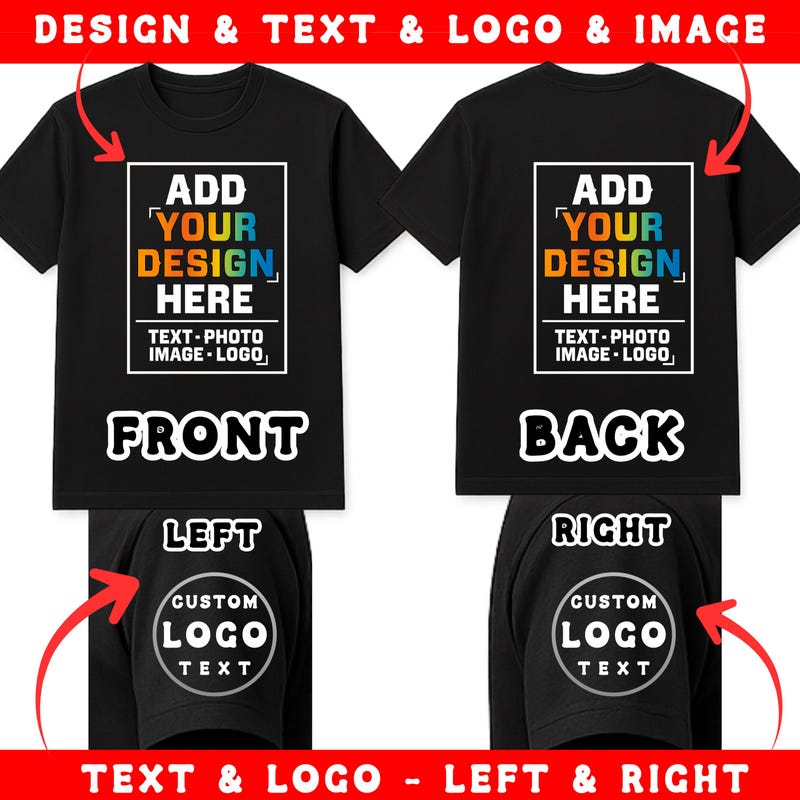 Back Print T Shirts - Etsy