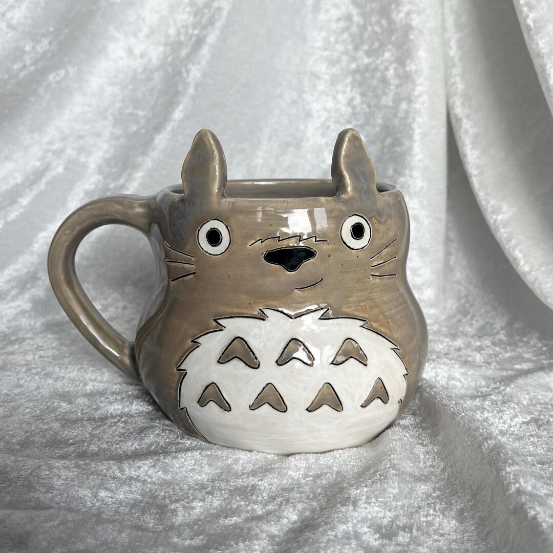 Totoro Ceramic Mug - Ready to Ship! - Etsy