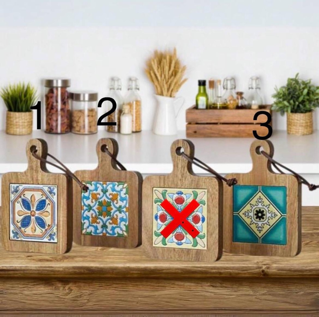 Wooden Tile Hot Plates - Etsy