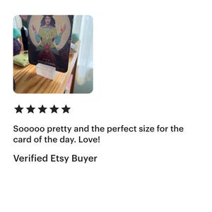 Mini Selenite Tarot Card Holder, Oracle Card Holder, Affirmation Card ...