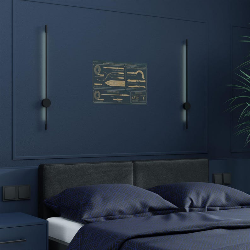 Red Rising Razor Weapon System Satin Poster | Sci-fi Weapon Art, Wall ...