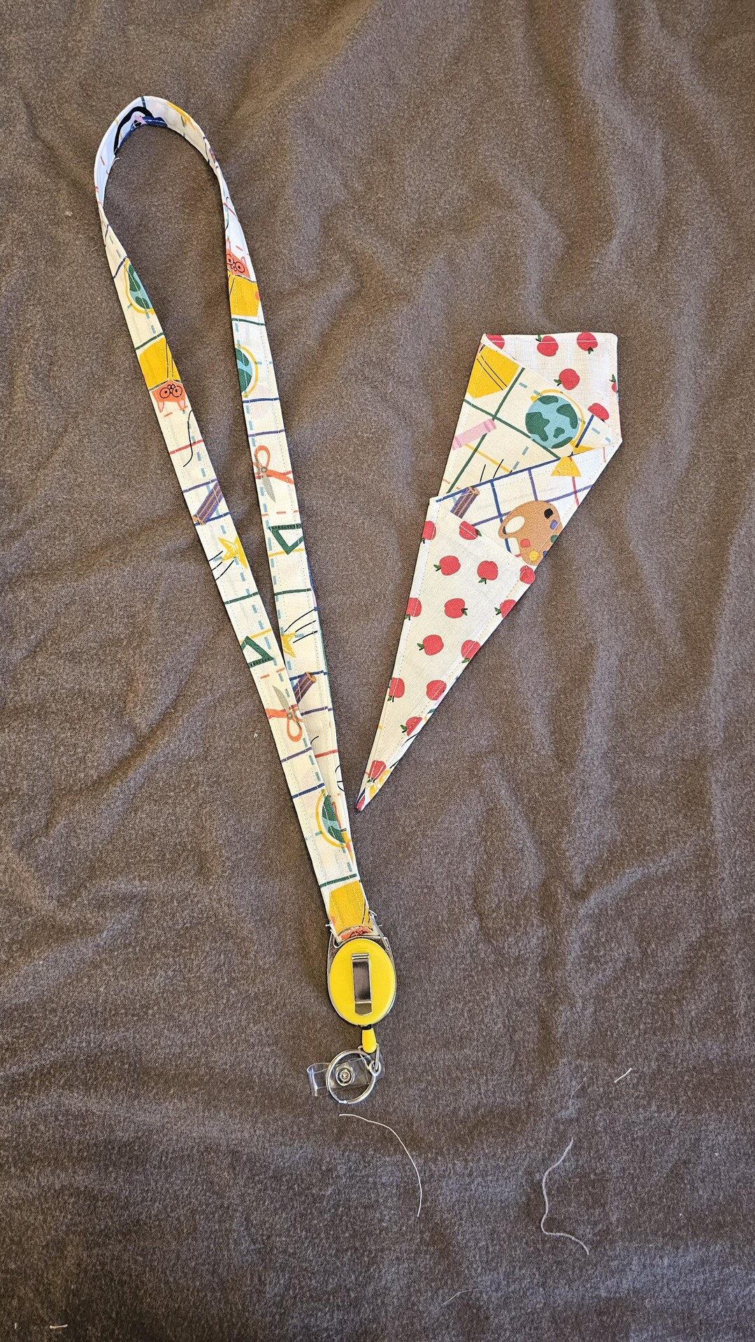 Teacher Lanyard With Retractable Cord and Scissor Keepers - Etsy
