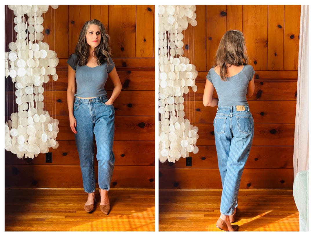 1990s Jeans / Vintage 90s High Rise Mom Jeans - Etsy