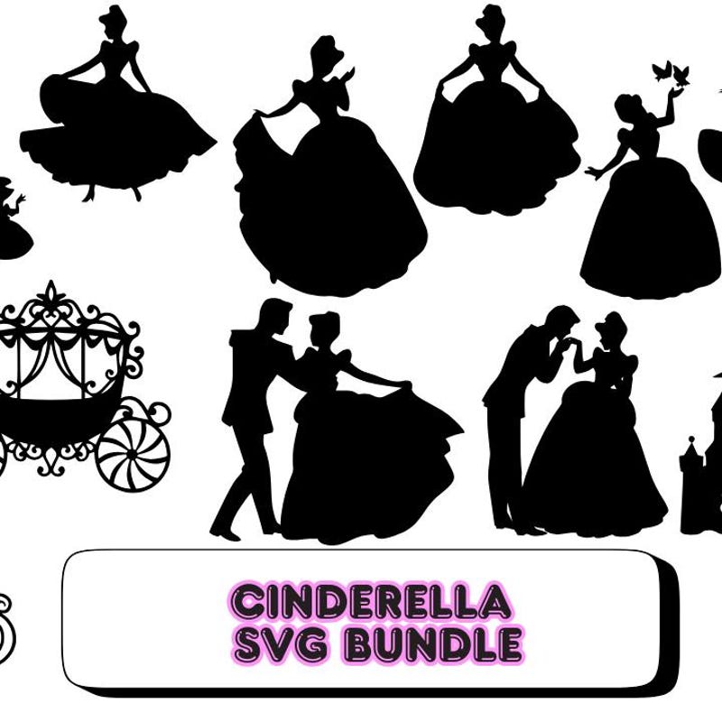 Cinderella Svg - Etsy