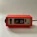 Retro Orange Flip Clock: 1970s Space Age Decor - Made in Germany - Etsy