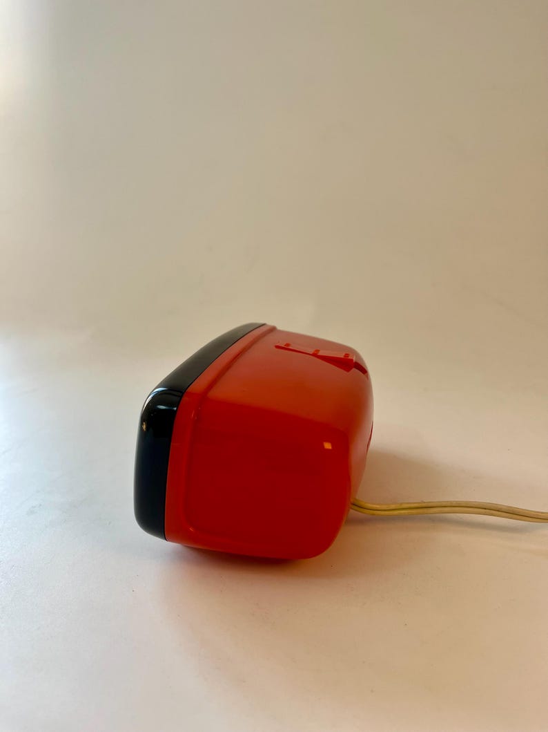 1980s Citizen Flip Clock – Red & Black Space Age Alarm Clock - Etsy