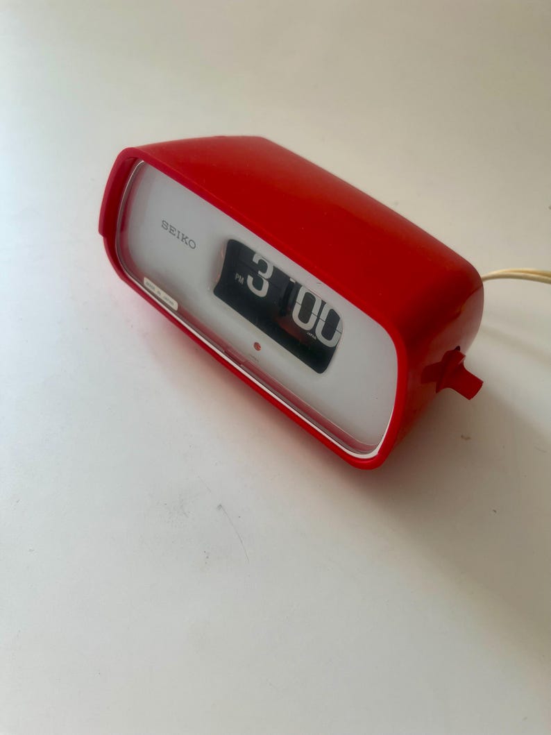 1970s Seiko Space Age Flip Clock – Mid-century Futurist Table Clock ...