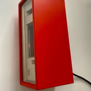Retro Orange Flip Clock: 1970s Space Age Decor - Made in Germany - Etsy