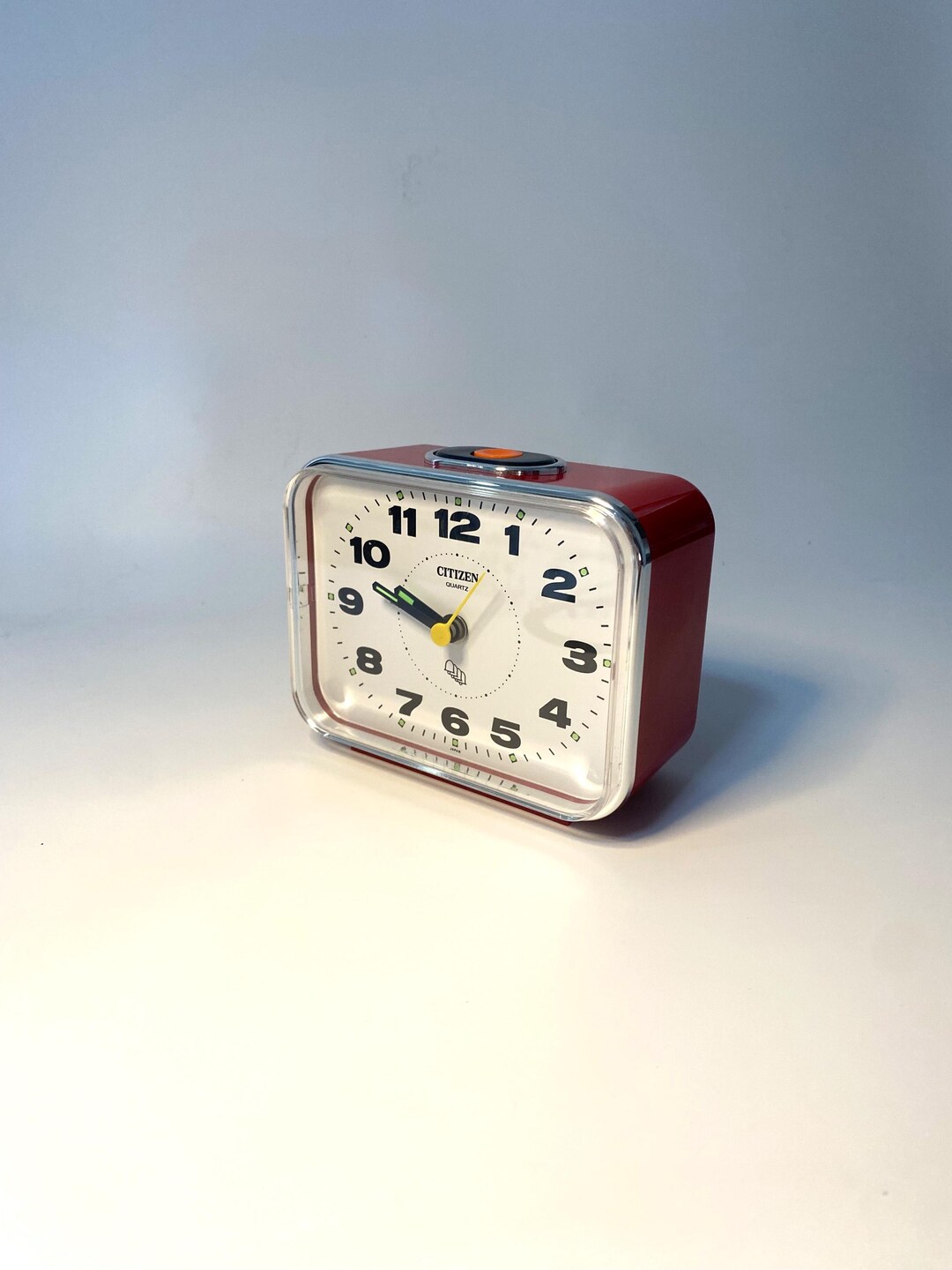 Retro Red 60s-look Citizen Alarm Clock | Vintage Working Bell&snooze ...