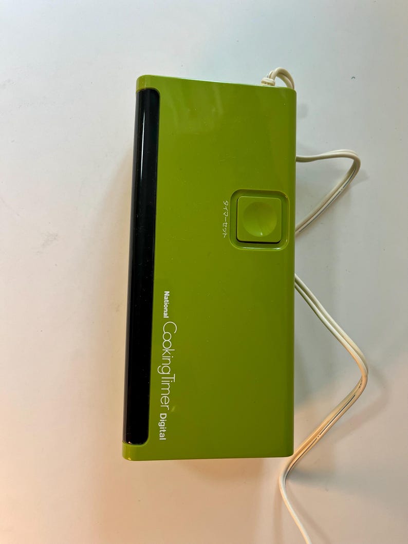 1970s National Green Rolling Flip Clock & Cooking Timer – Retro ...