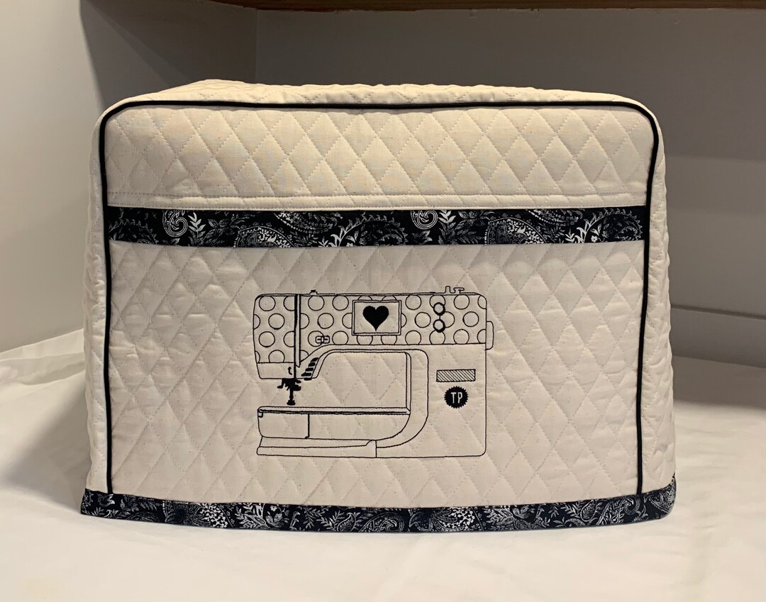 New-tula Black) -- A Tula Pink Embroidery Design--sewing Machine Cover ...