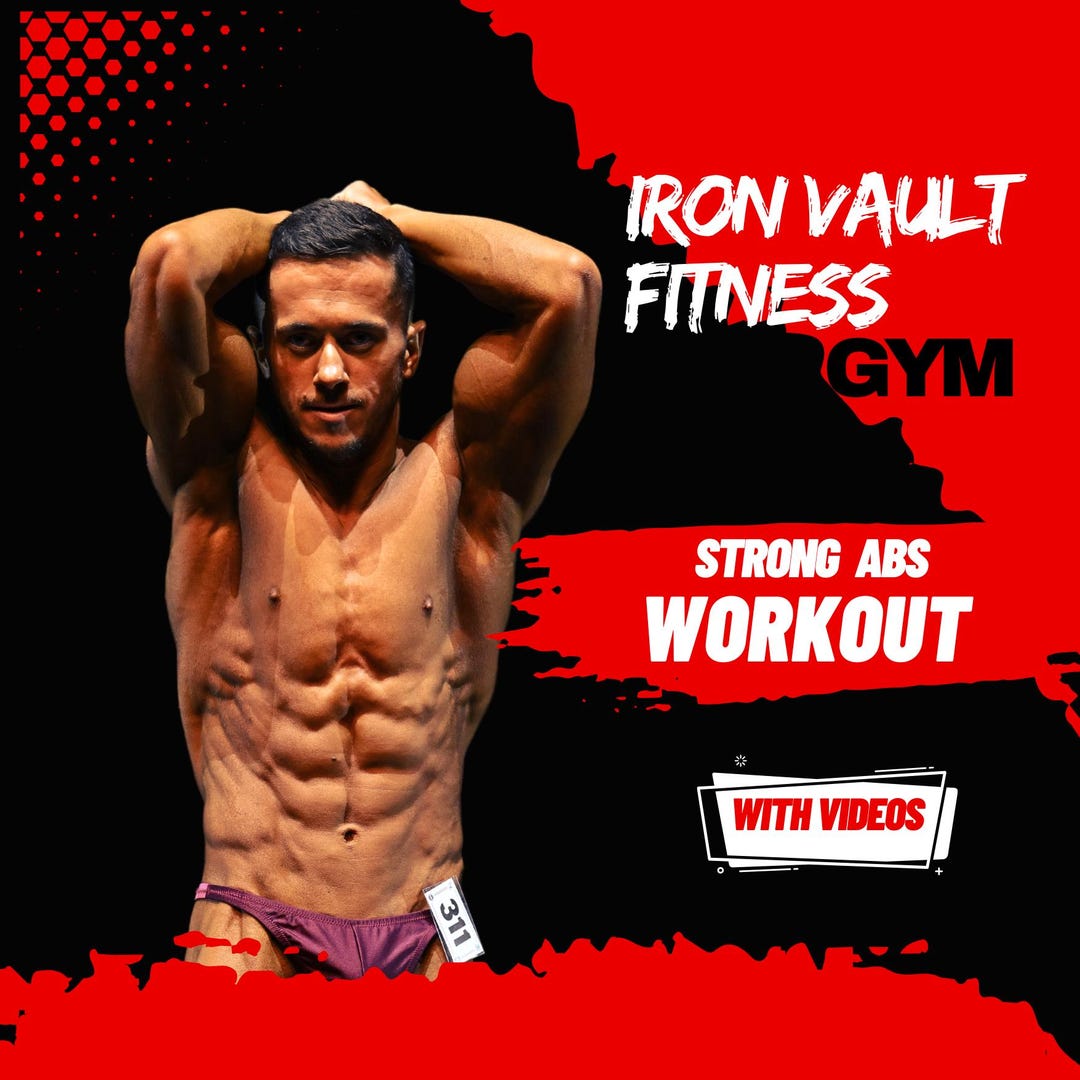 Abs Training Workout for Gym Beginners, 5 Core Development Video ...