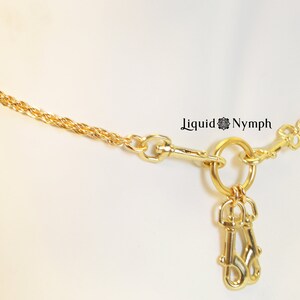 Limited Edition Gold Chain Posture Harness Locking Necklace - Etsy