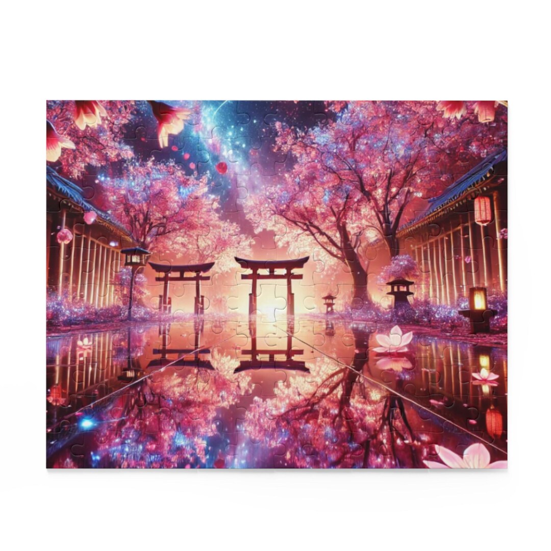 Enchanting Cherry Blossom Puzzle - Relaxing Art for Mindfulness ...
