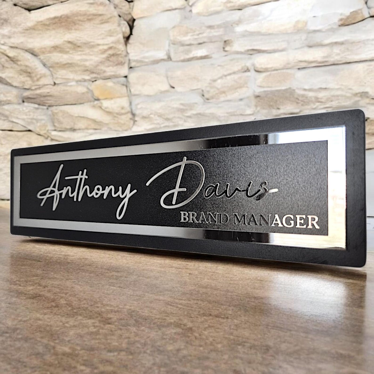 Personalized Executive Nameplate for Office Custom Door Sign ...
