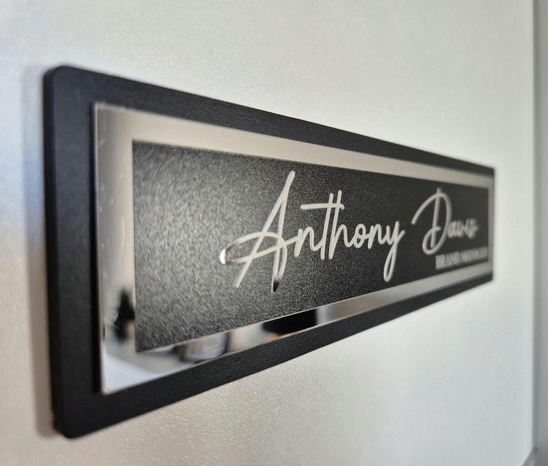 Personalized Executive Nameplate for Office Custom Door Sign ...