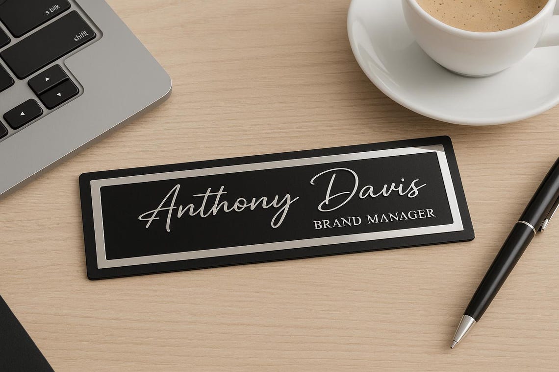 Personalized Executive Nameplate for Office Custom Door Sign ...