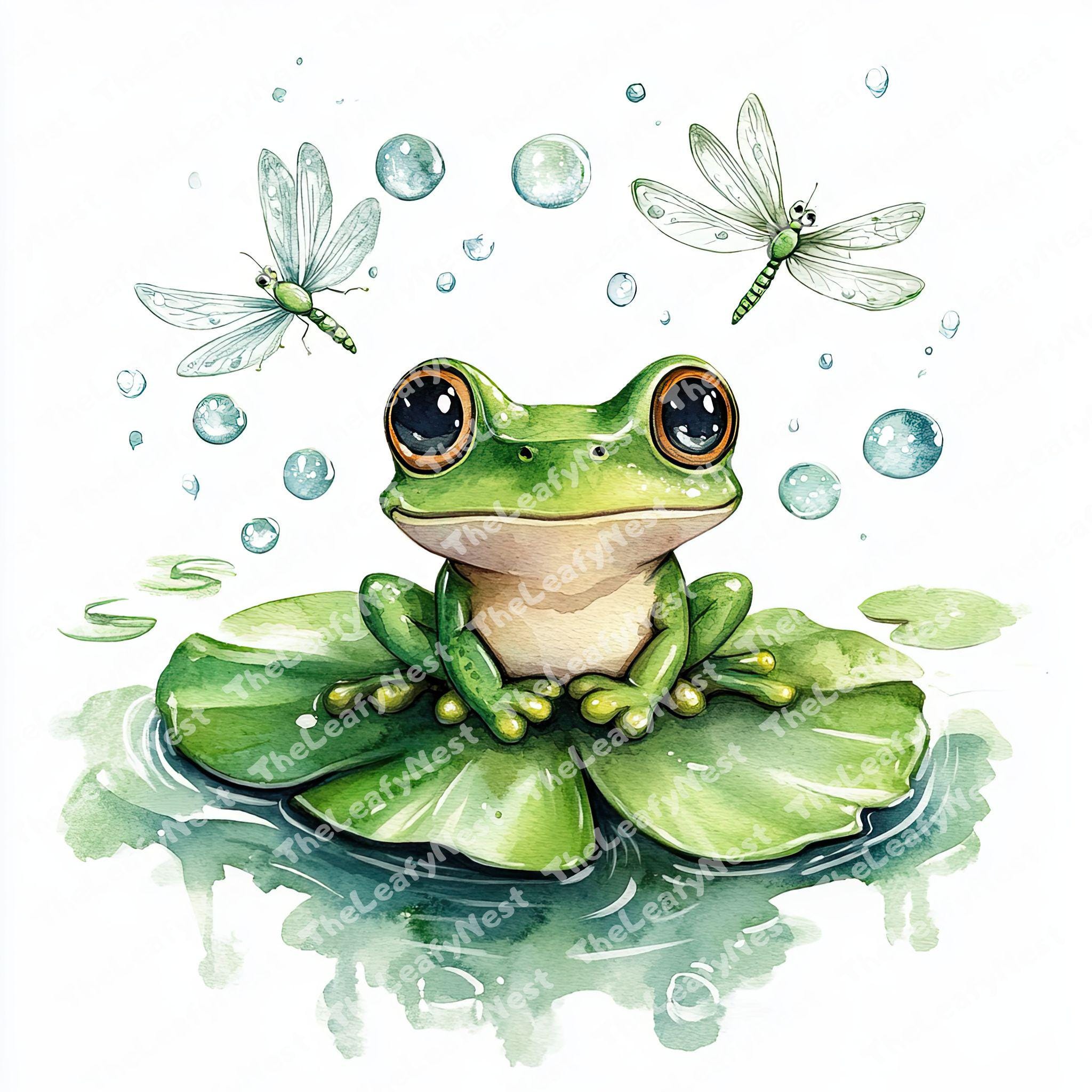 14 Cartoon Frog | Cute Frog | Chibi Frog | Cute Clipart |kawaii Frog ...
