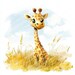 9 Cartoon Giraffe | Cute Giraffe | Chibi Giraffe | Cute Clipart ...
