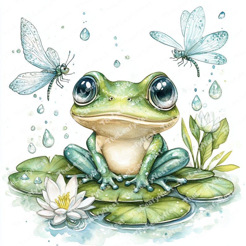 14 Cartoon Frog | Cute Frog | Chibi Frog | Cute Clipart |kawaii Frog ...