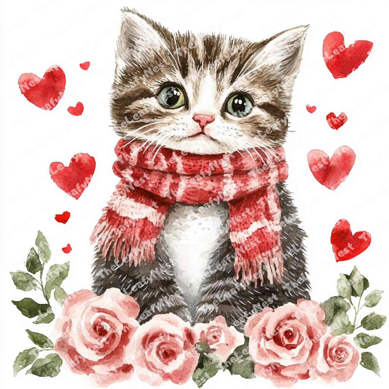 16 Clipart Valentine's Day | Cats Clipart | Candles Clipart | Printable ...