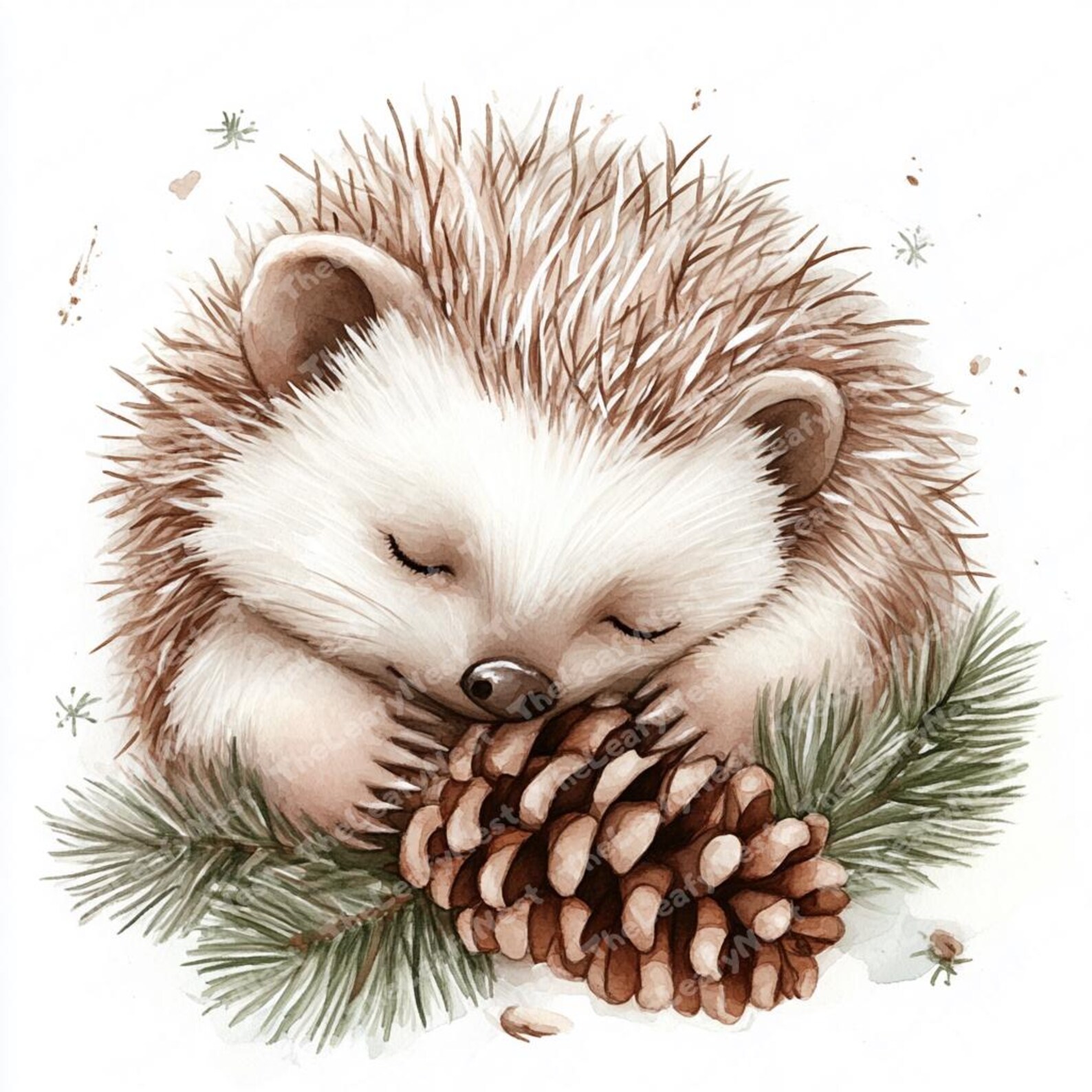 14 Forest Animals Clipart Bundle - Watercolor Illustrations for Nursery ...