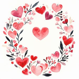 15 Clipart Valentine's Day Frame | Printable Clipart | Digital Download ...