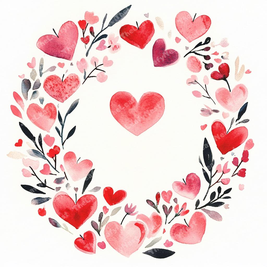 15 Clipart Valentine's Day Frame | Printable Clipart | Digital Download ...