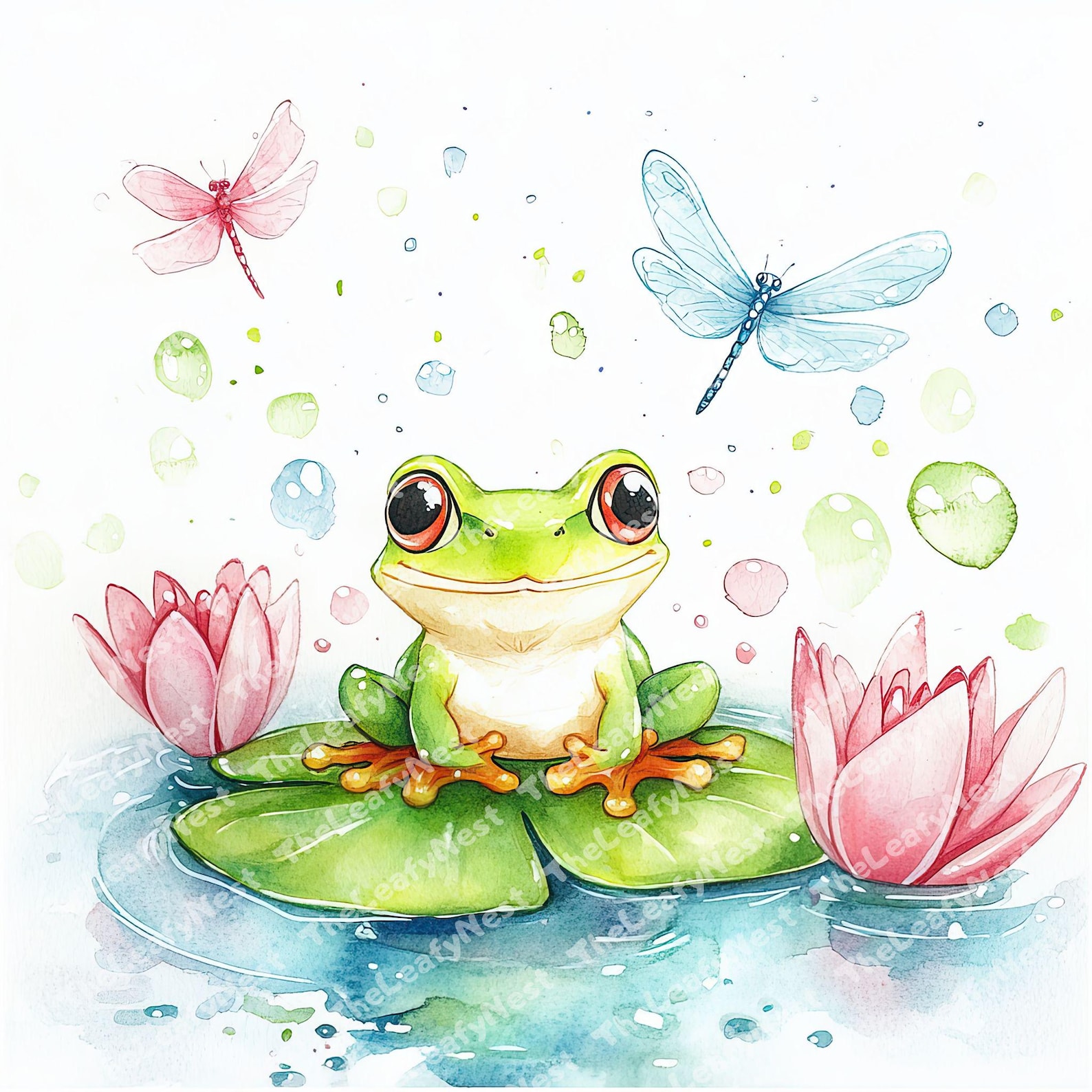 14 Cartoon Frog | Cute Frog | Chibi Frog | Cute Clipart |kawaii Frog ...