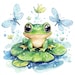 14 Cartoon Frog | Cute Frog | Chibi Frog | Cute Clipart |kawaii Frog ...