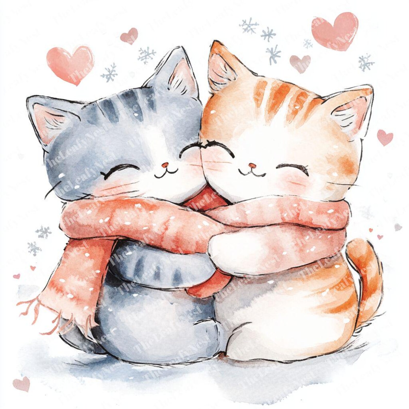12 Cats in Love Clipart | Love Clipart | Valentine's Clipart ...