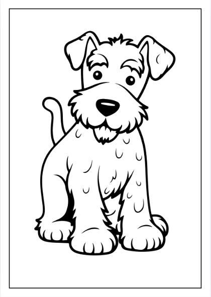 Dog Coloring Book, Instant Download, Kids Coloring Book - Etsy