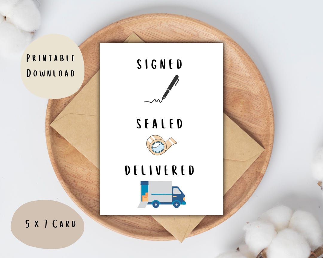 Mail Carrier Thank You Printable Card, Postie Delivery Driver Thank You ...
