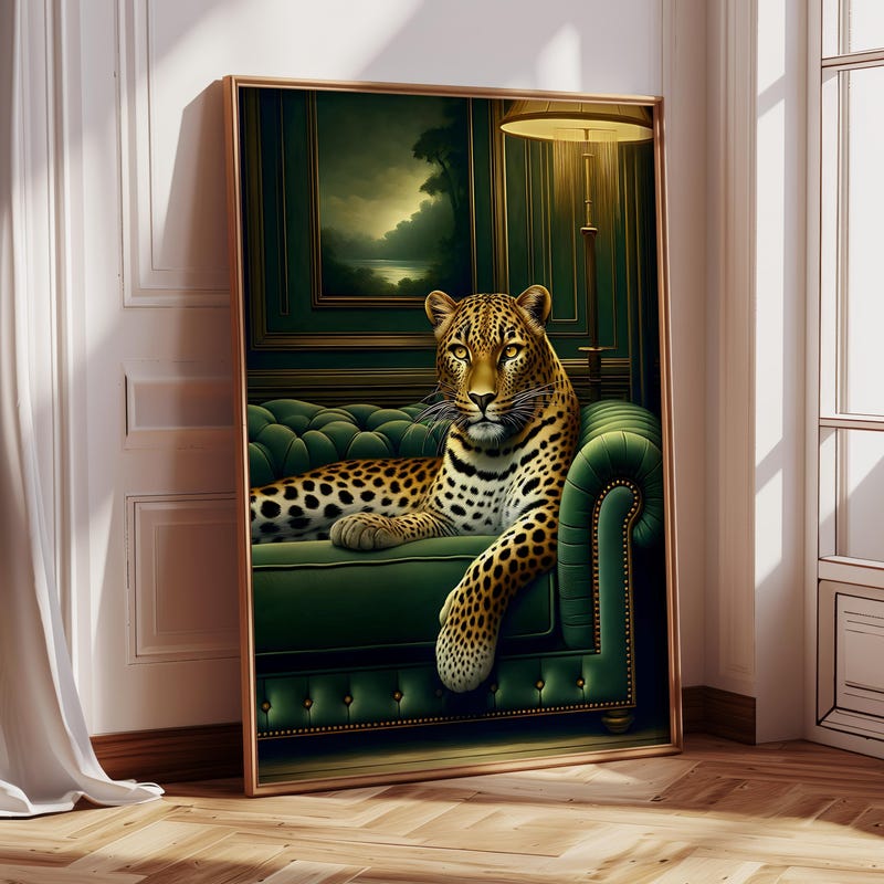 Cheetah Couch - Etsy
