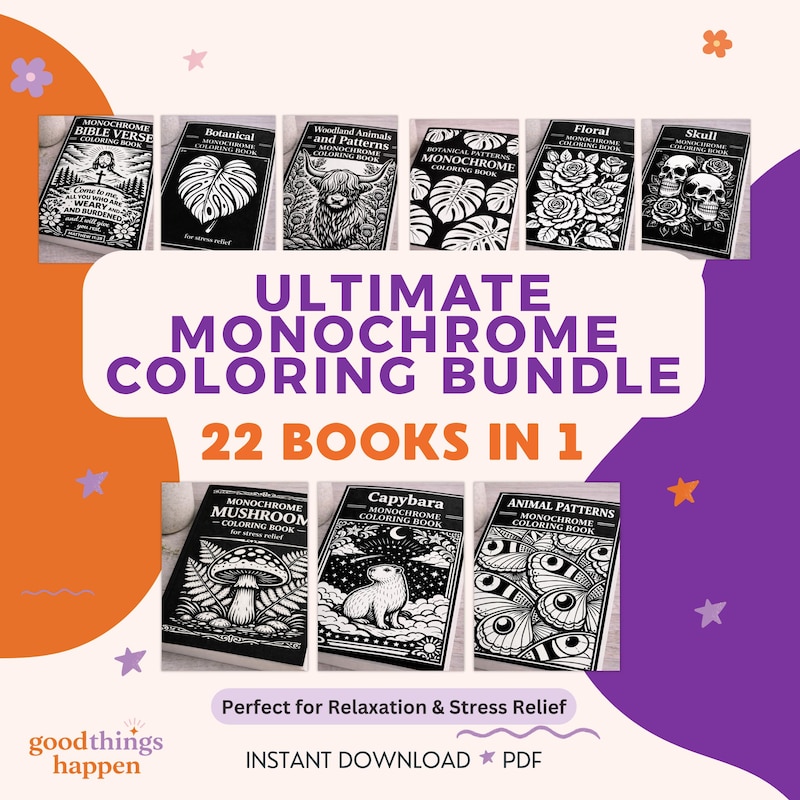Coloring Books Florals - Etsy UK