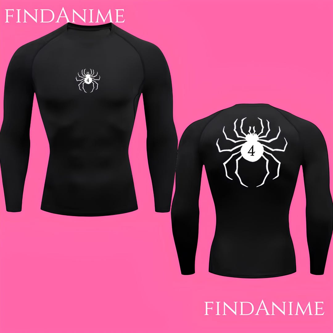 Anime Spider Gym Hxh Compression Long Sleeve T-shirts,phantom Troupe ...