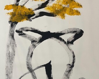 Elephant Trunk Painting – Original Thai Artwork by Elephant Artist ...