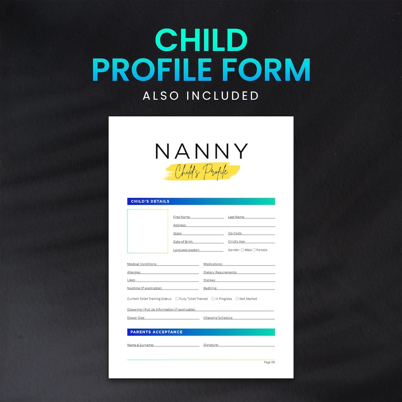 Editable Nanny Contract Template, Babysitter Agreement (canva) - Etsy