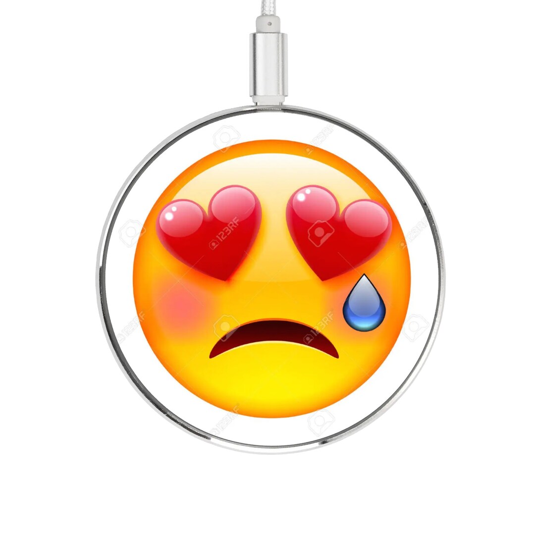 Wireless Charger Sad Face Mobile Charger 15W Wireless Charging ...