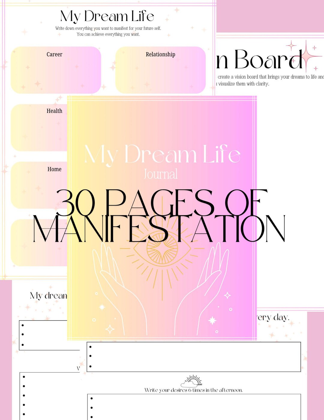 Manifesting 369 Journal | Printable Law of Attraction Planner | Daily ...