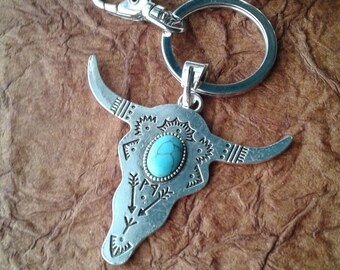 Western keychain | Etsy