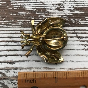 Vintage Rhinestone Bee Alive Brooch Pendant - Etsy