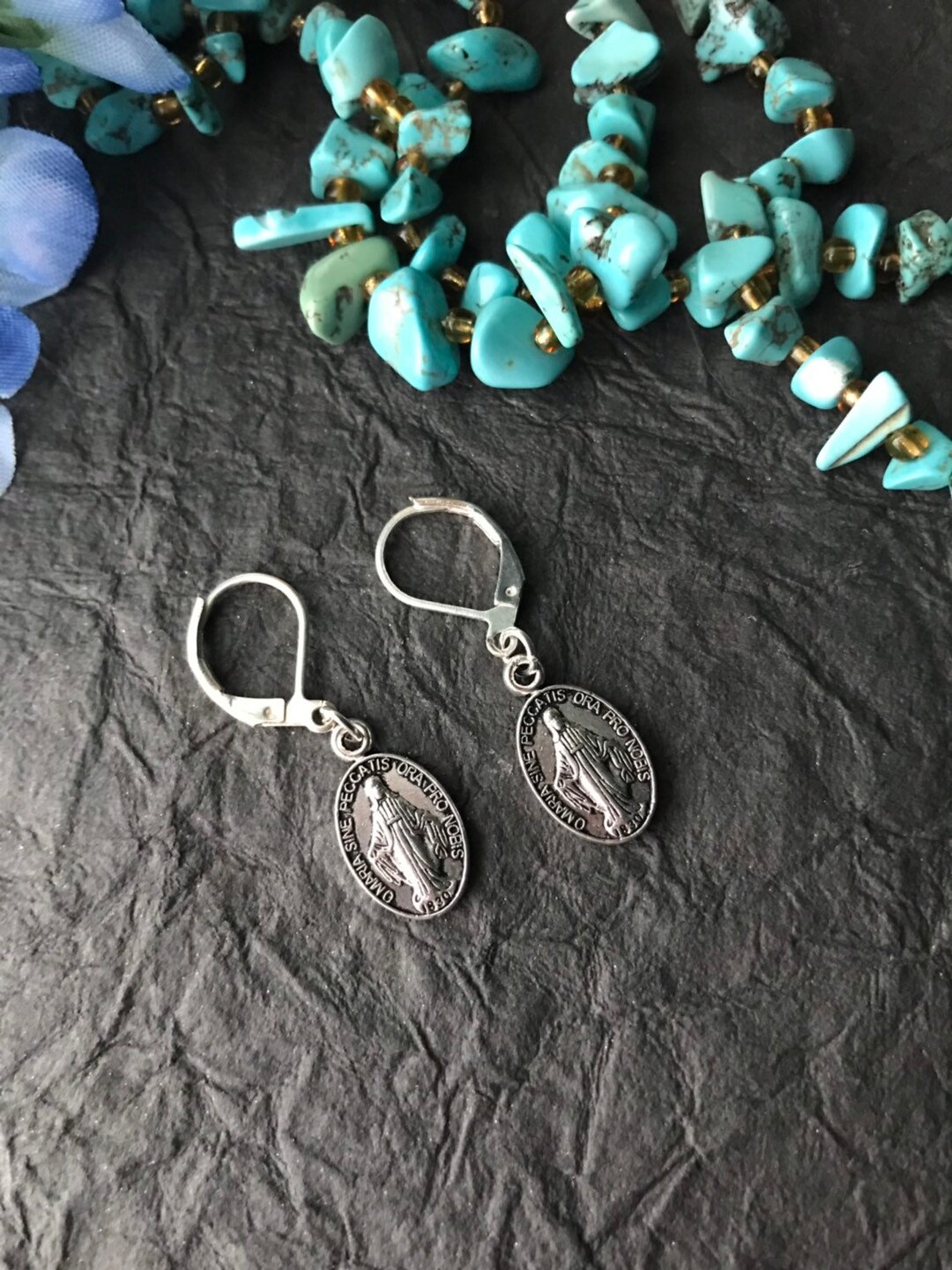 Religious Earrings - Etsy