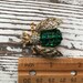 Vintage Rhinestone Bee Alive Brooch Pendant - Etsy