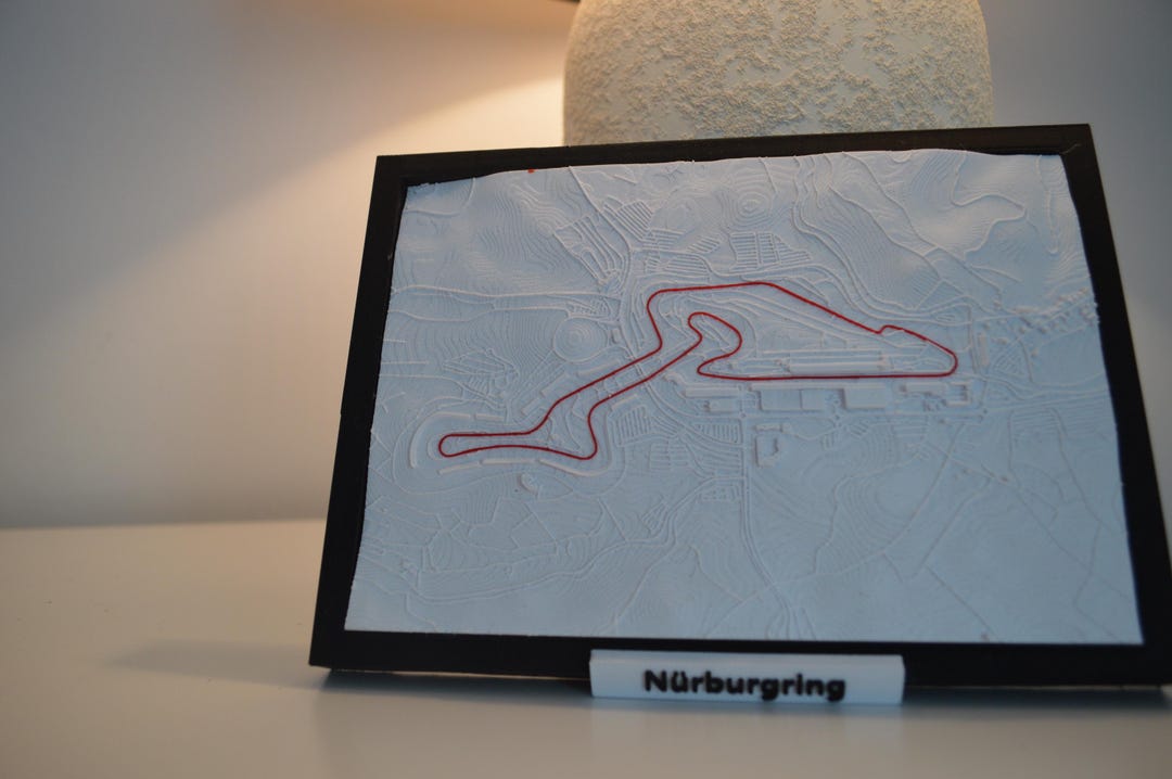 F1 Race Track Overhead Maps - Etsy