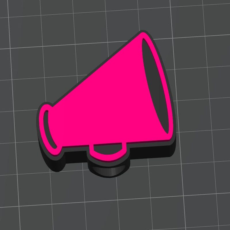 Megaphone 3d File - Etsy
